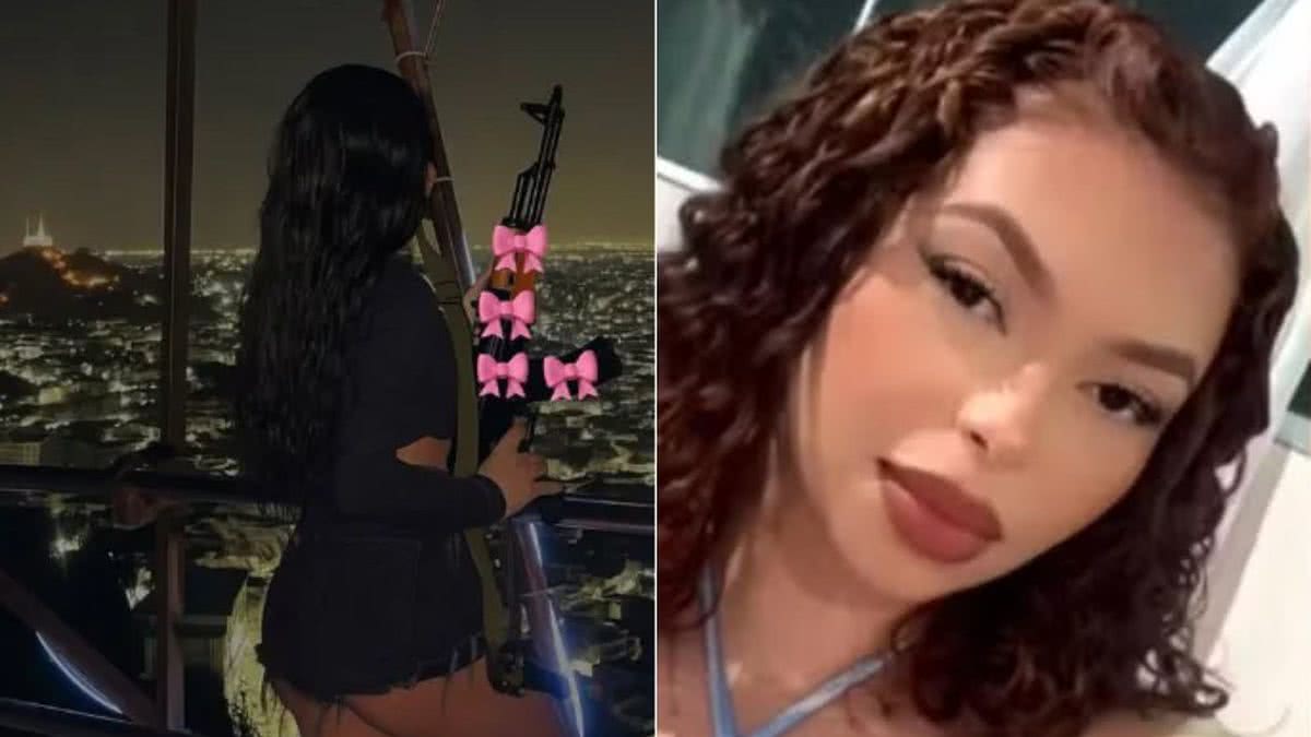 Fotos da Japinha do CV em poses provocantes e ostentando armas ...