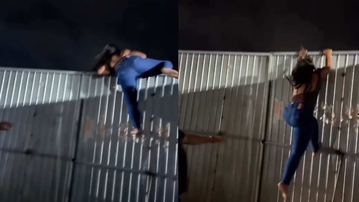 Vídeo de fã pulando muro alto para tentar conhecer cantora famosa viraliza; assista