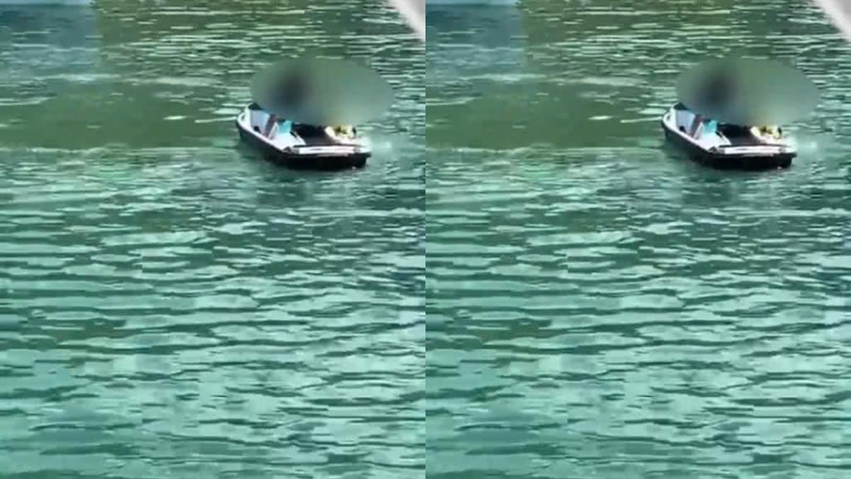 VÍDEO: Duas crianças são flagradas pilotando jet-ski em Loreto