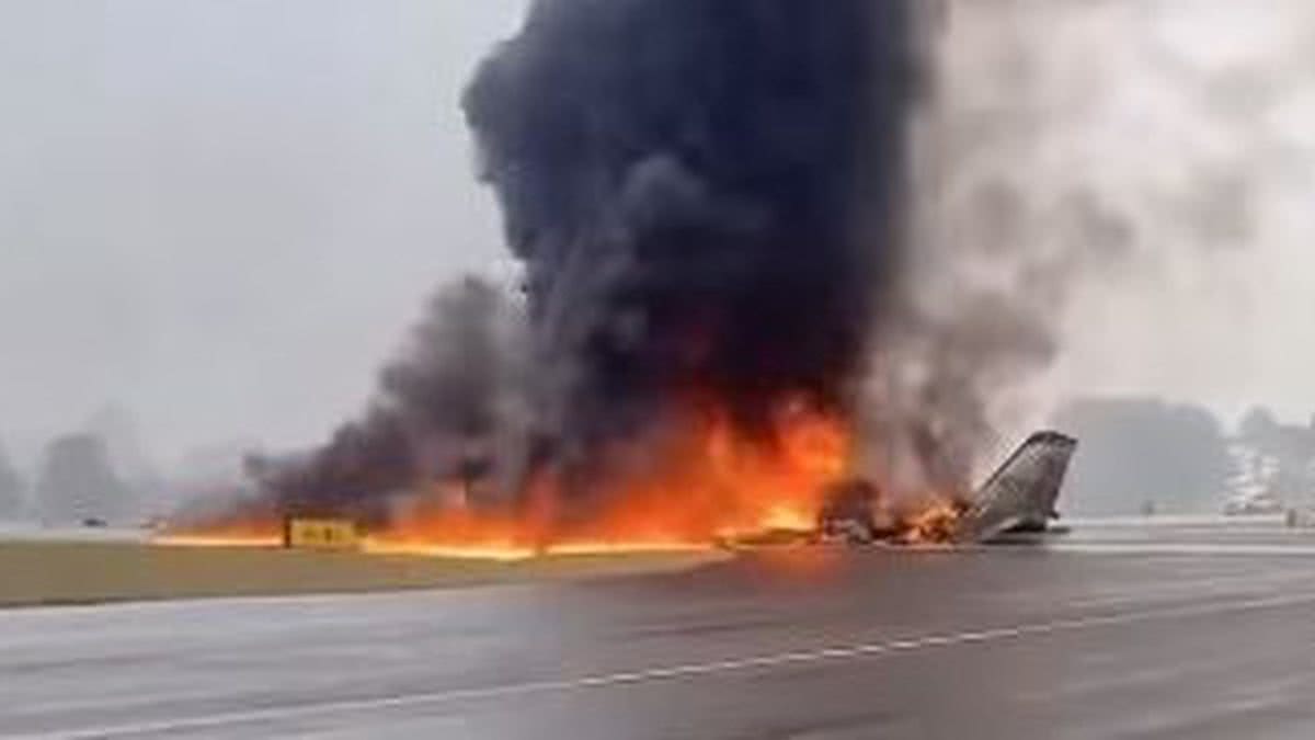 TRAGÉDIA! Avião de ex-piloto multicampeão cai durante pouso nos EUA e ...