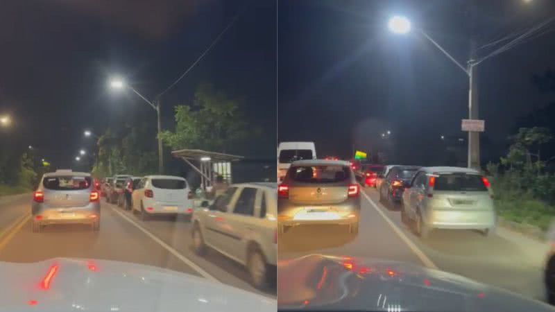 Haja paciência! Motoristas encaram fila gigantesca no retorno à ...