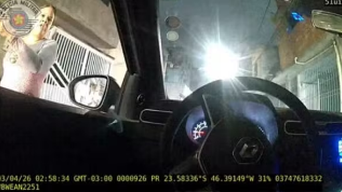VÍDEO: Câmera corporal de PM mostra momento da abordagem policial que ...