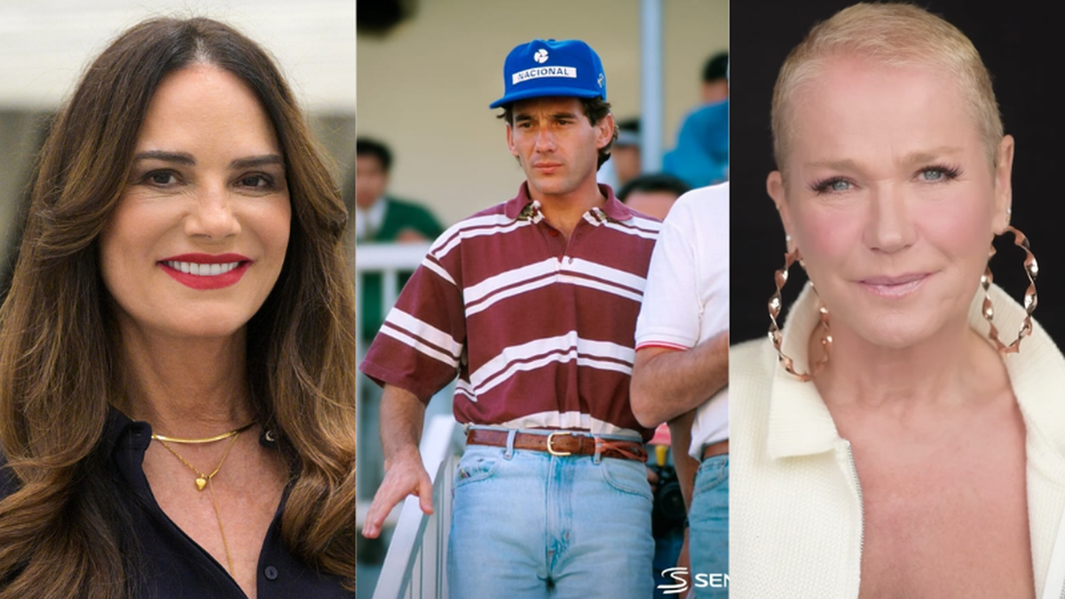 Luiza Brunet resgata foto com Ayrton Senna e interação de Xuxa Meneghel ...