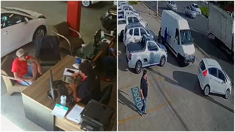 Vídeo Homem Finge Ser Cliente Pede Para Fazer Test Drive E Rouba Carro