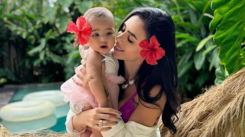 Bruna Biancardi aproveita praia com Mavie e bebê dá show de fofura; confira