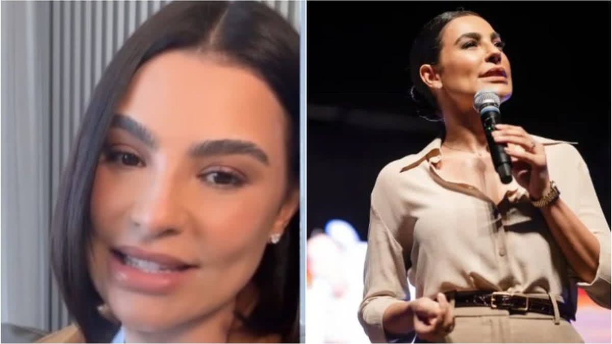 Cíntia Chagas cancela palestra em Salvador e expõe contratante: "não ...