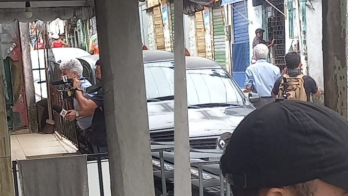 Caco Barcellos, repórter da TV Globo, é flagrado em bairro periférico de Salvador