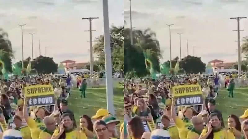 Vídeo: “Suma patriotário”, diz PM para bolsonarista