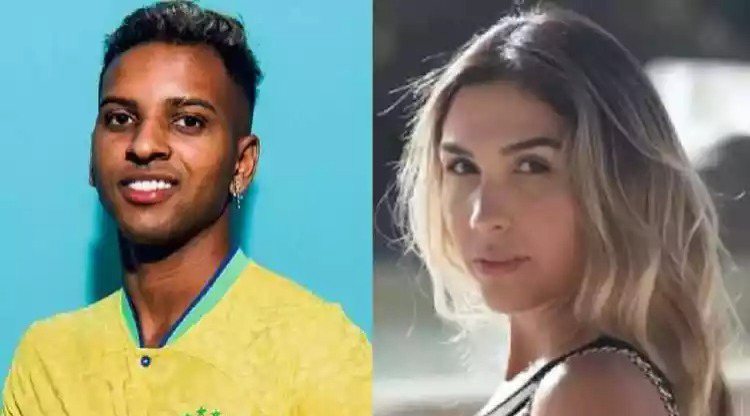 Tá rolando? Jogador Rodrygo aparece ao lado da ex-namorada na web