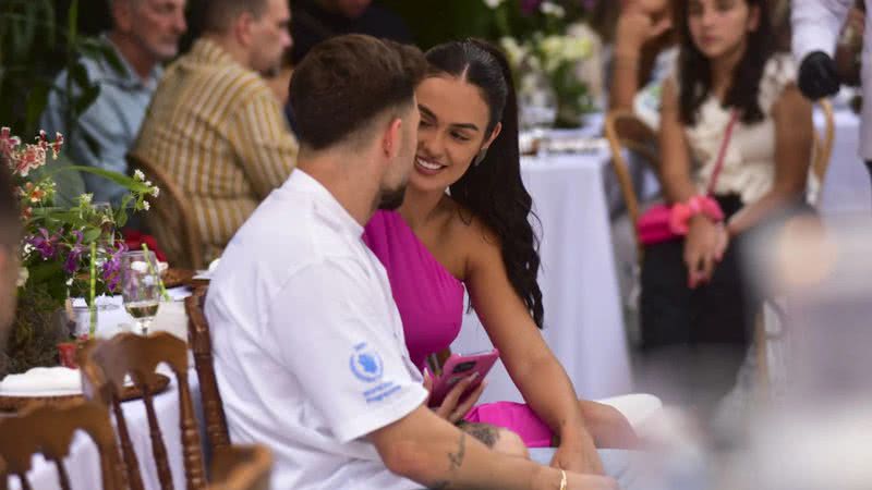 Ex-BBB Larissa Santos assume namoro com empresário