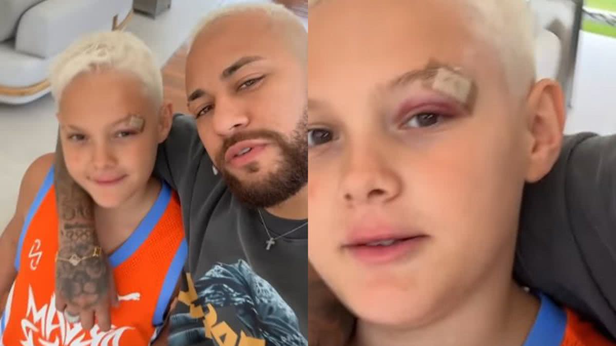 Vídeo: Após virada com o craque, filho de Neymar, Davi Lucca, começa o ...