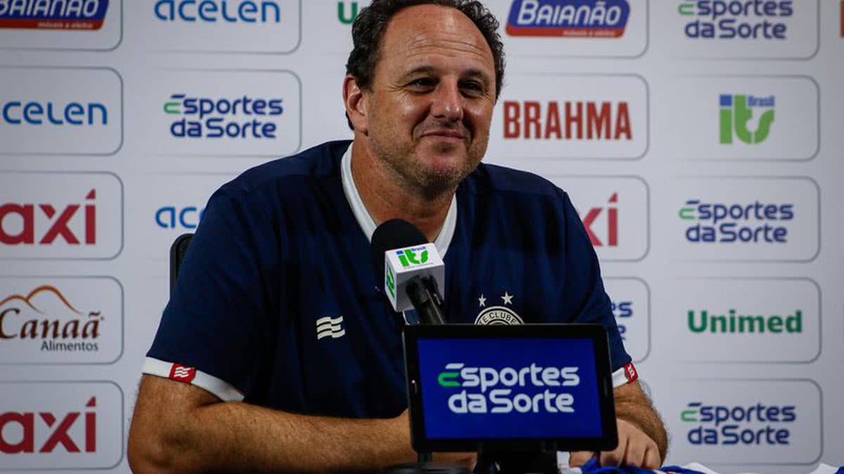 Rogério Ceni projeta Bahia tricampeão brasileiro em entrevista; assista