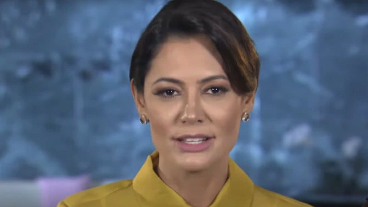 Michelle manda abraço de Bolsonaro a Trump: "Ele é amigo"; assista