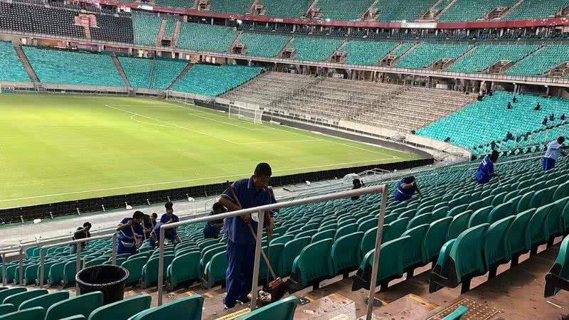 Casa de Apostas Arena Fonte Nova intensifica operação de manutenção ...