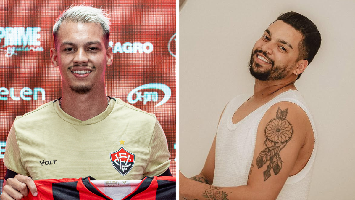 Reforço do Vitória brinca sobre semelhança com cantor de arrocha: "Vai ...