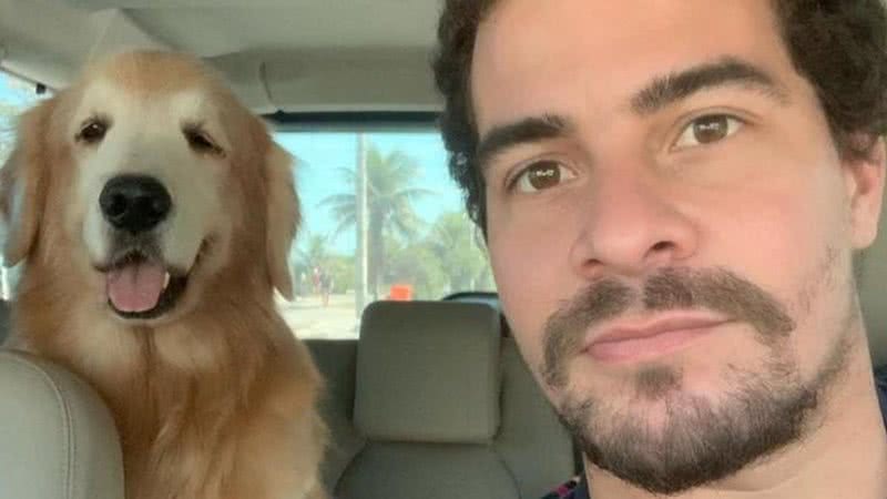 Ator Thiago Martins compartilha momento comovente com cachorro e se ...
