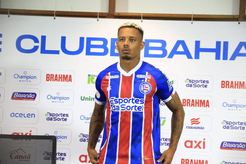 Galeria · Apresentação de Rafael Ratão, novo jogador do Bahia