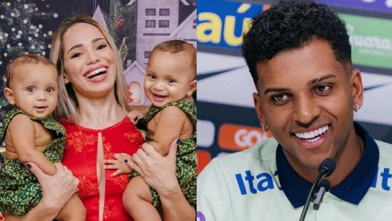 Após polêmica sobre paternidade, Rodrygo Goes posa ao lado dos filhos ...