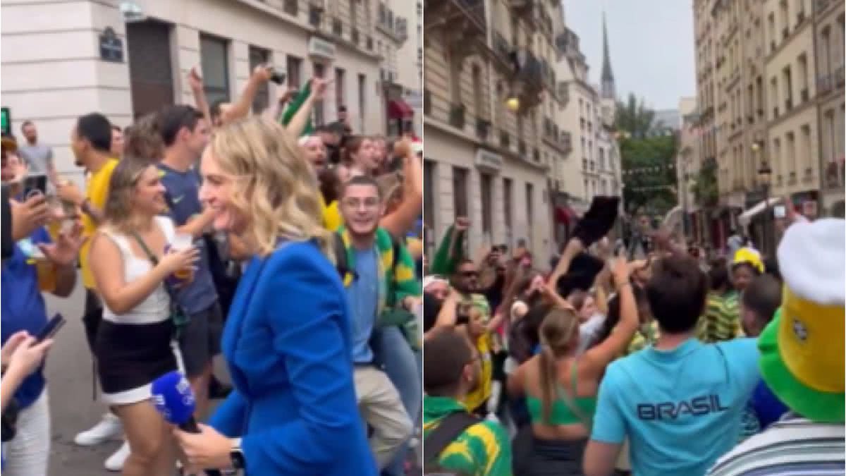 Olimpíadas Paris: Torcida brasileira dá show e encanta repórter ...
