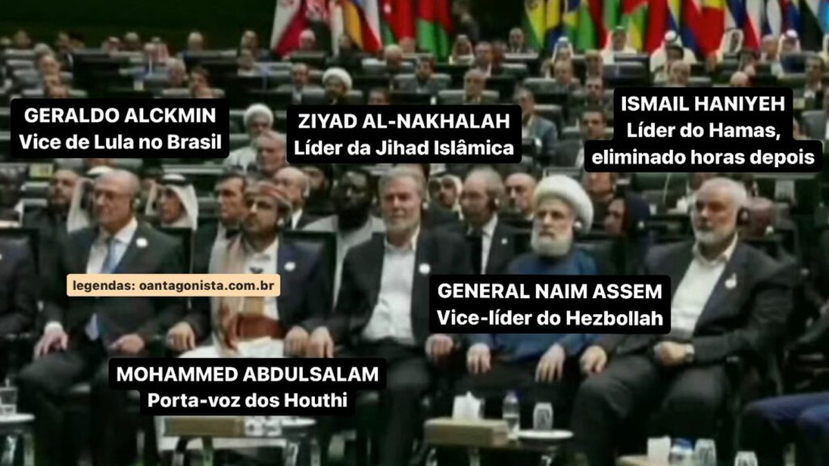 VÍDEO: Geraldo Alckmin aparece com líder do Hamas horas antes dele ser ...