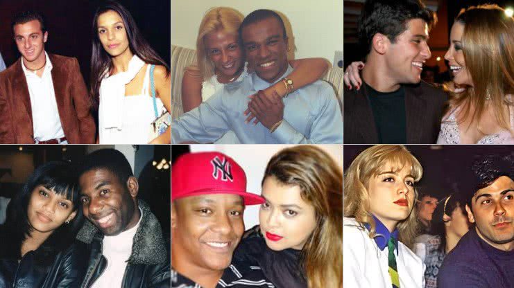 Em clima de amor, relembre famosos que já formaram casal