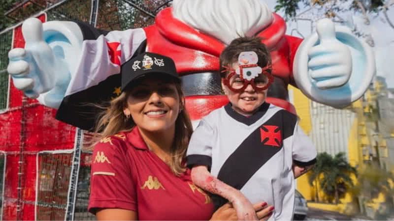 Mãe do pequeno Gui, torcedor mirim e emblemático do Vasco, vai à ...