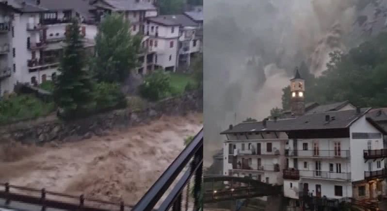 VÍDEO: Enchente gigante atinge cidade na Itália