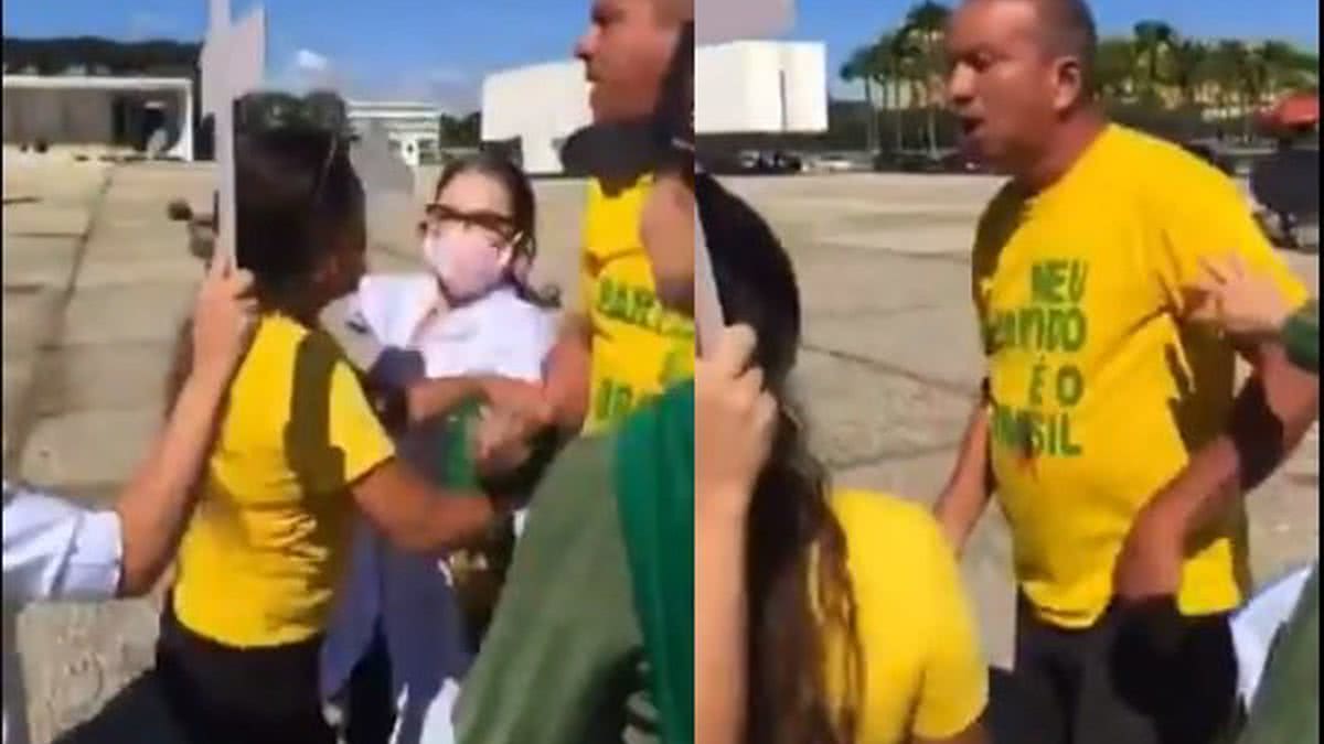 Vídeo: homem bolsonarista ataca enfermeiras que faziam manifestação em ...