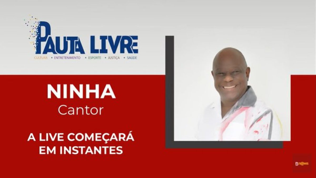 AO VIVO: confira a entrevista com o cantor Ninha