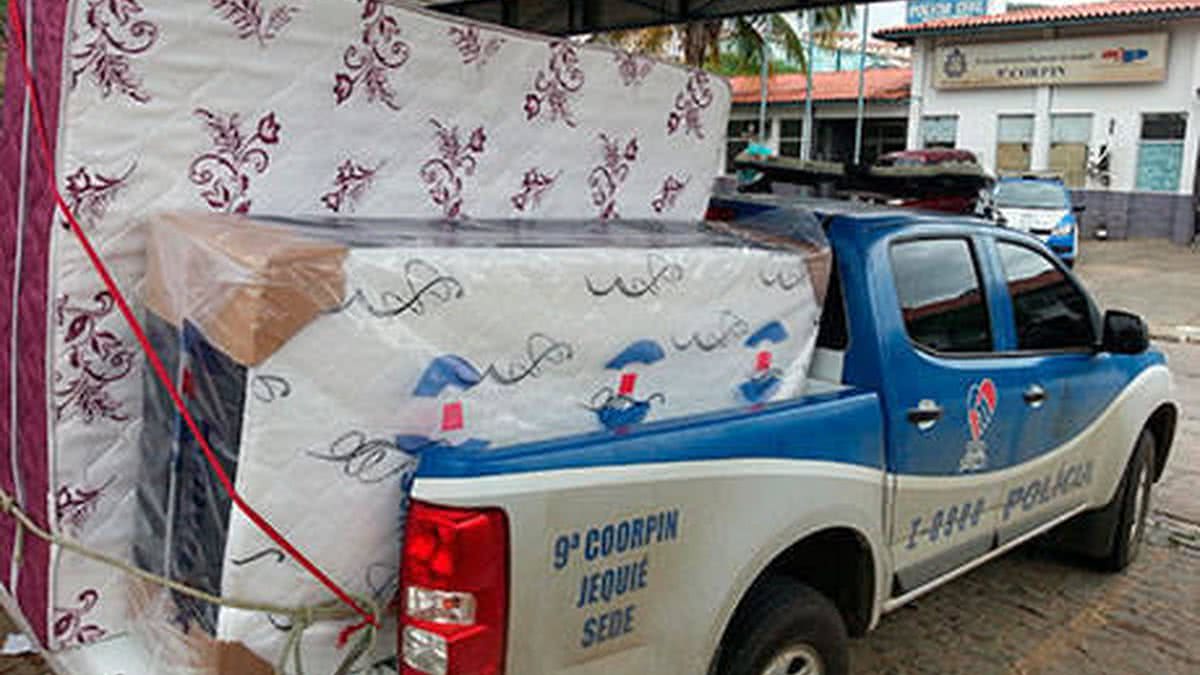 Caminhoneiro é preso após trocar carga de camas por cocaína e crack
