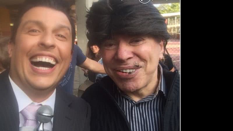 Silvio Santos diz que feridas nos lábios foi sapinho de Hellen Ganzarolli