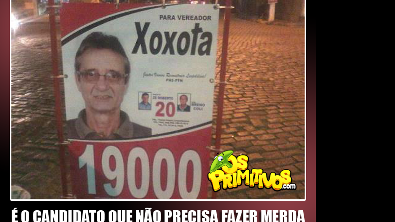 Eleições: Após Billaw, surge Xoxota