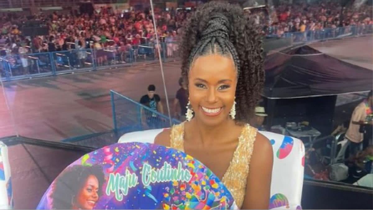 Maju Coutinho incorpora personagem no Fantástico para divulgar filme da ...