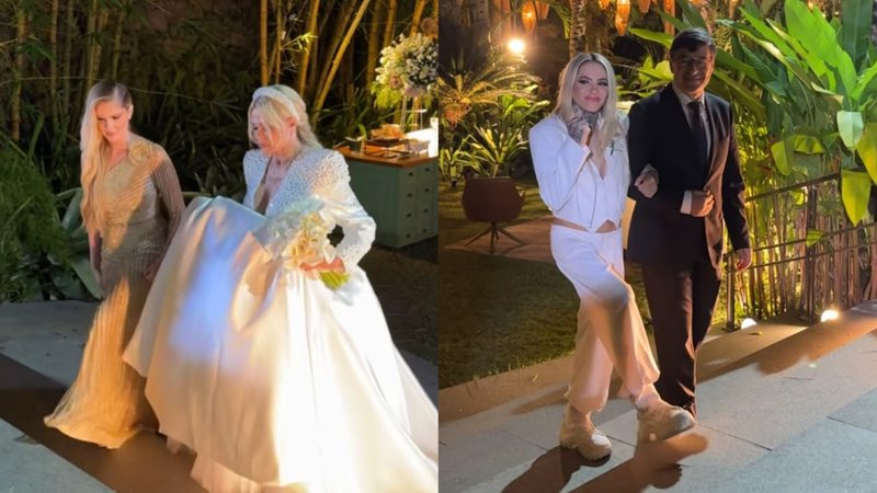 Monique Evans e DJ Cacá Werneck se casam em cerimônia majestosa