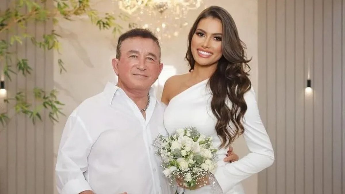 Casamento de Amado Batista com noiva 51 anos mais nova termina em ...
