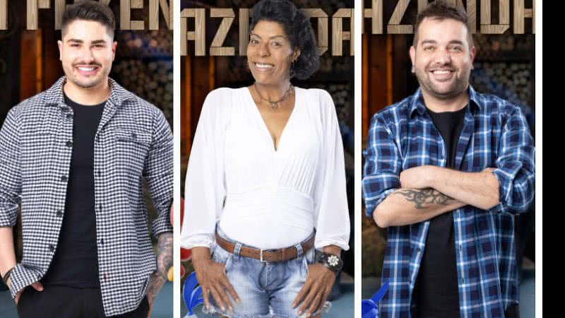A Fazenda 15: Lucas Souza, Márcia Fu e Sander Mecca estão na roça