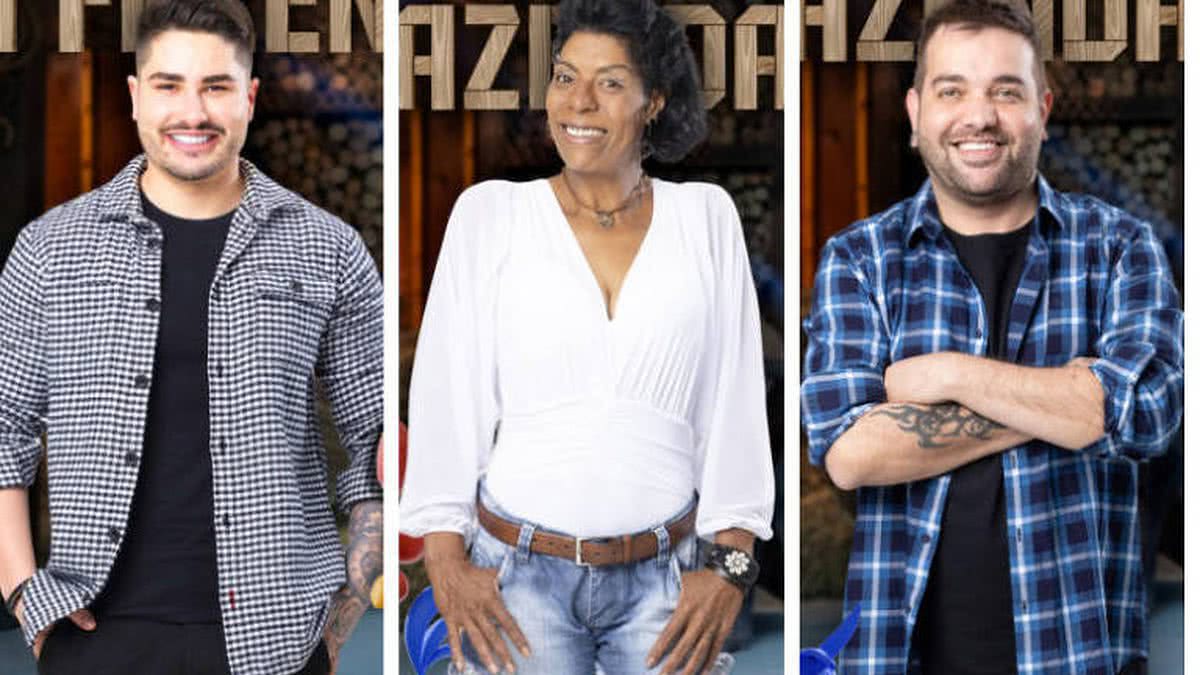A Fazenda 15: Lucas Souza, Márcia Fu e Sander Mecca estão na roça