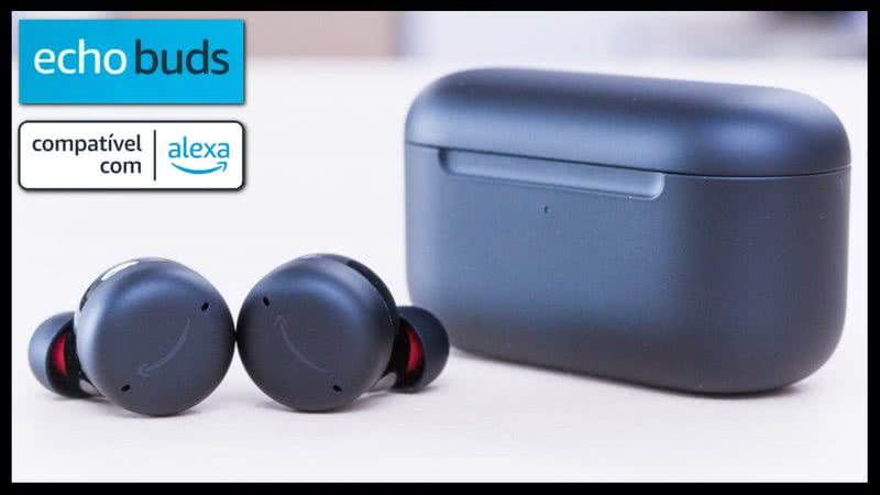 Oferta Relâmpago: desconto de 50% nos fones Echo Buds 2 da Amazon