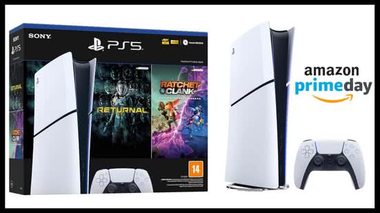 Ofertas Prime Day: cupom de R$200 off no Playstation 5 Slim + 2 jogos ...