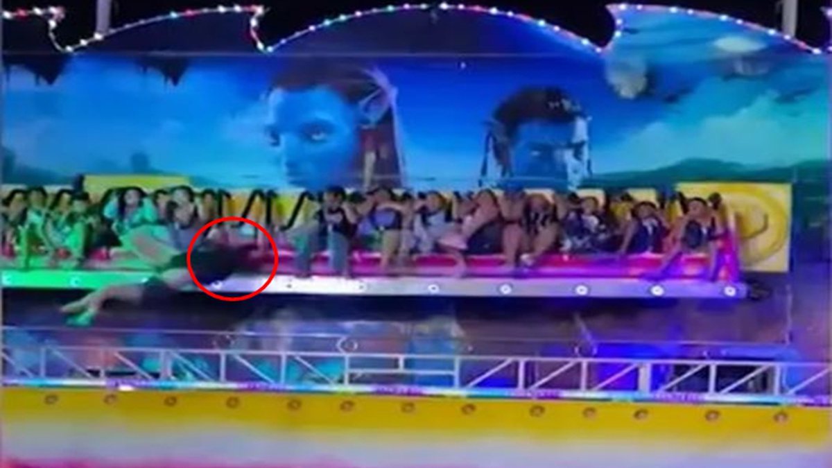 VÍDEO: Brinquedo em parque de diversões faz adolescente sofrer grave ...