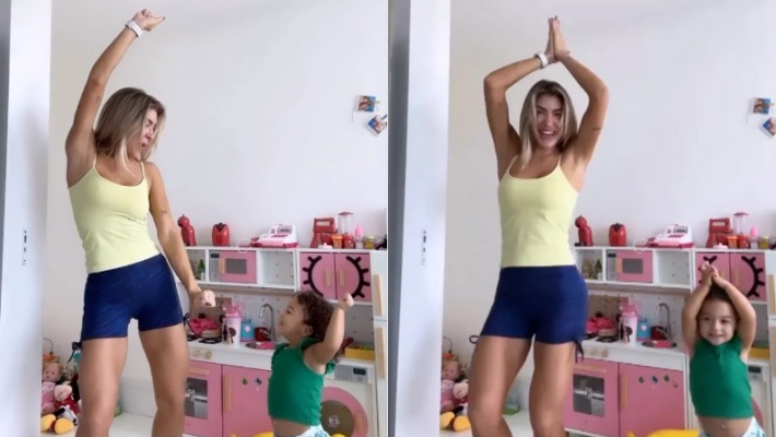 VÍDEO: Lore Improta mostra 'quebradeira' com Liz e encanta web: 'cara ...