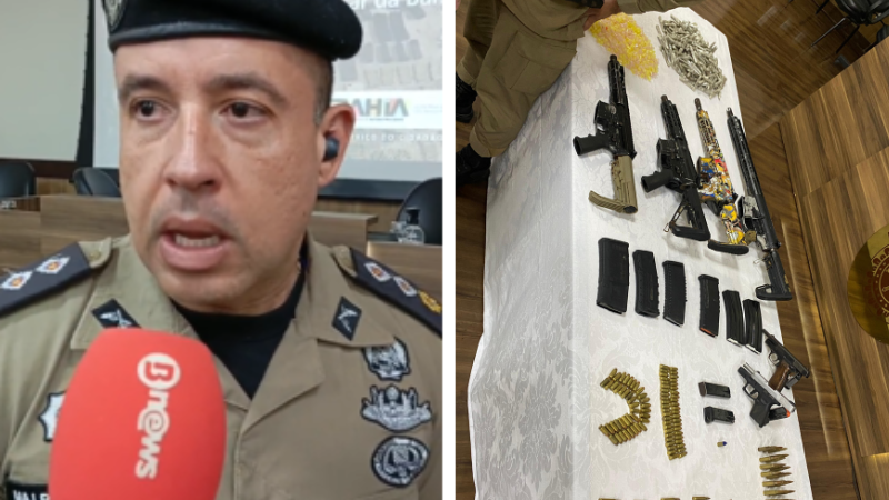 Vídeo: Major da PM explica ação que resultou na apreensão de quatro ...