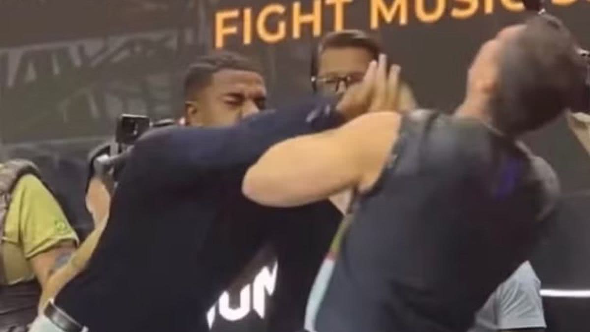 Davi Brito "antecipa" luta e agride Sacha Bali ao encontrar ator; veja ...