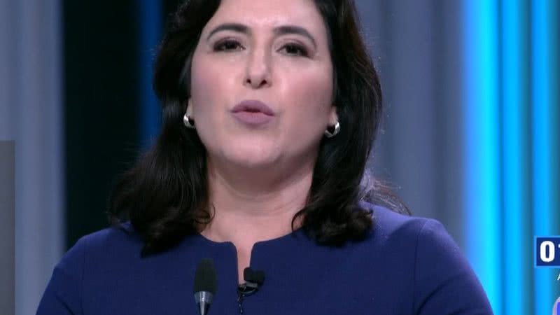 Debate Globo: Simone Tebet faz alerta caso Lula ou Bolsonaro seja ...