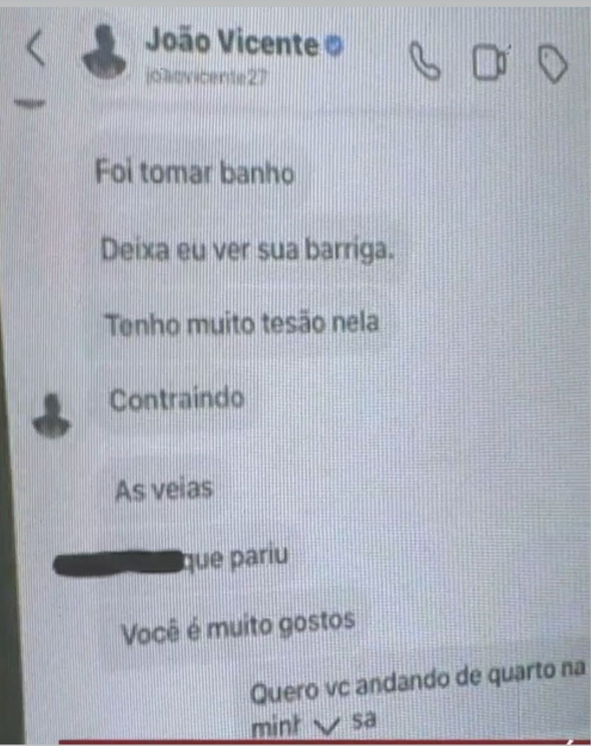 BOMBA! Vazam prints de conversas íntimas entre João Vicente e Gracyanne Barbosa: “Tenho muito ...