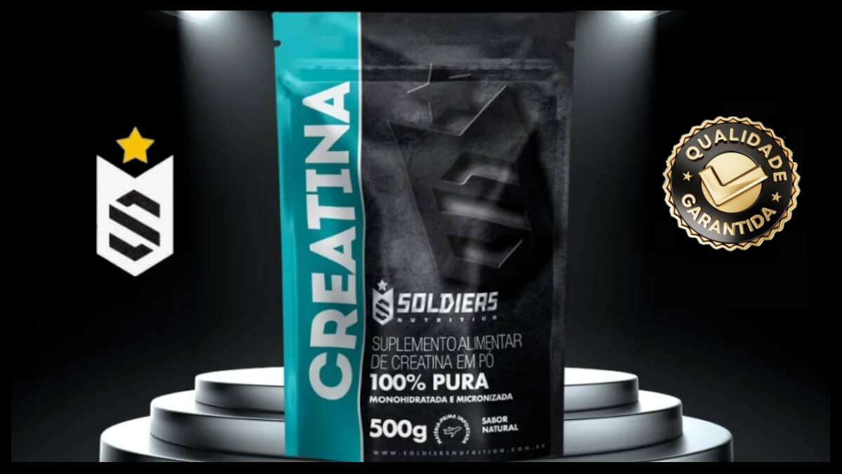 Ofertas Black Friday: Creatina Soldiers Nutrition com 76% de desconto