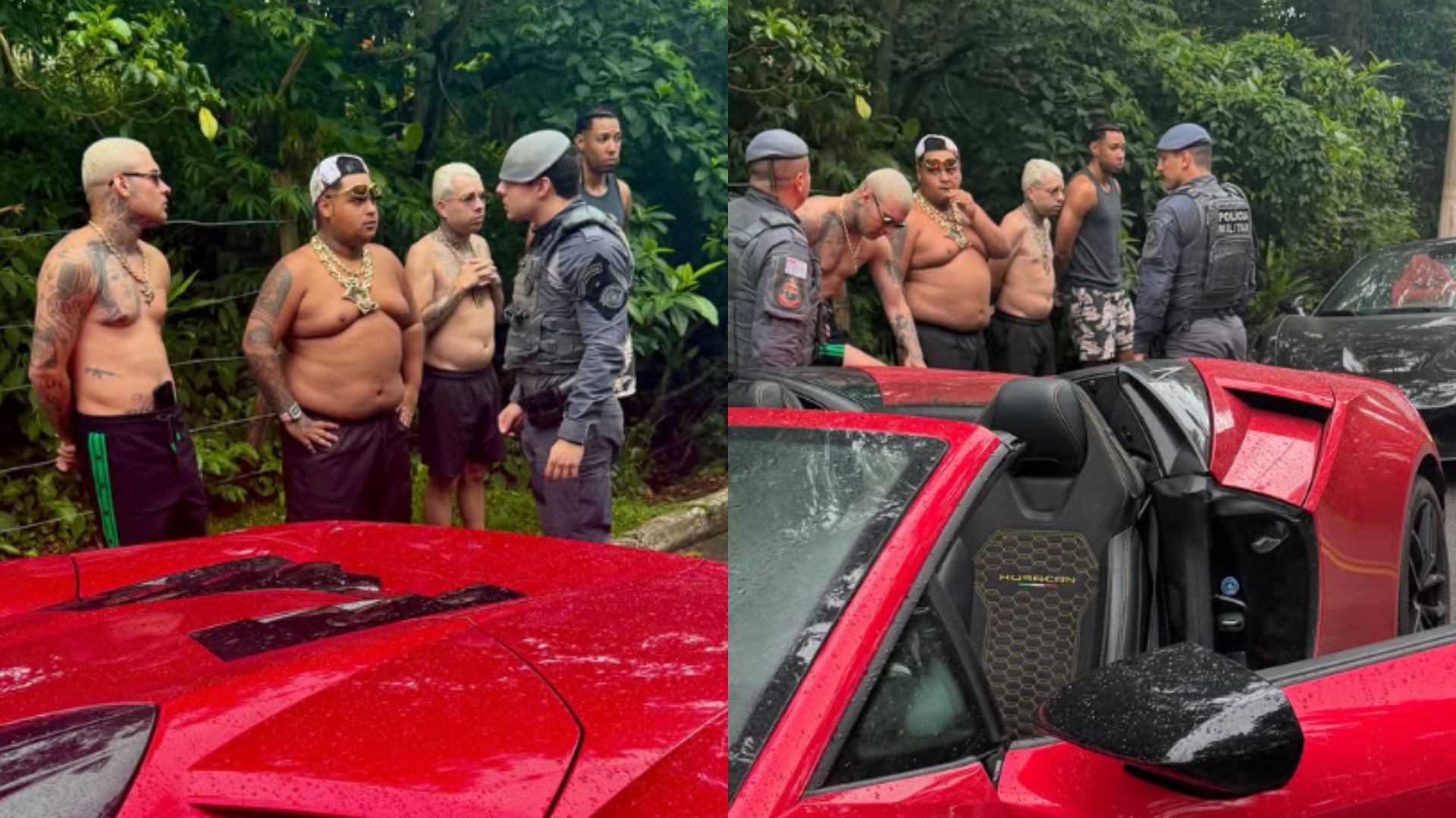 Dirigindo Ferrari, MC Ryan é parado pela polícia e ironiza abordagem ...