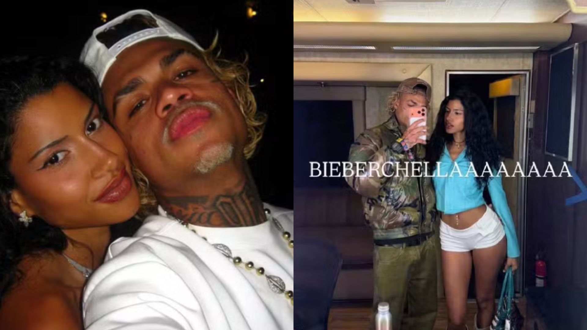 MAS JÁ? MC Cabelinho surge com modelo em show de Justin Bieber após ...
