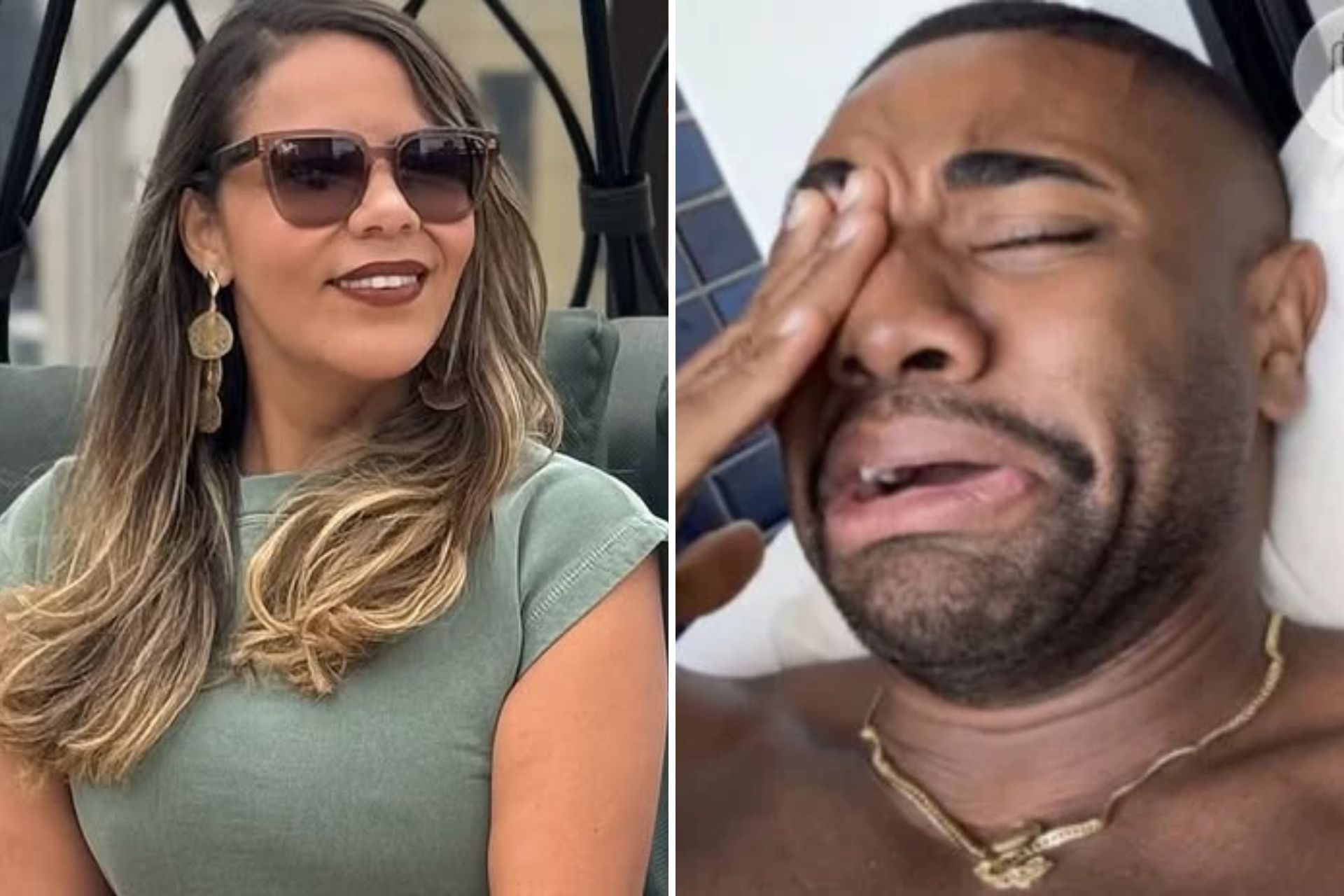 Mani Rego debocha na web após vencer processo contra Davi Brito