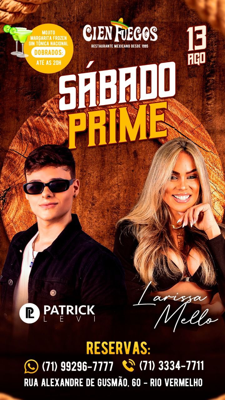 Sertanejo Patrick Levi se apresenta no Rio Vermelho neste sábado (13)